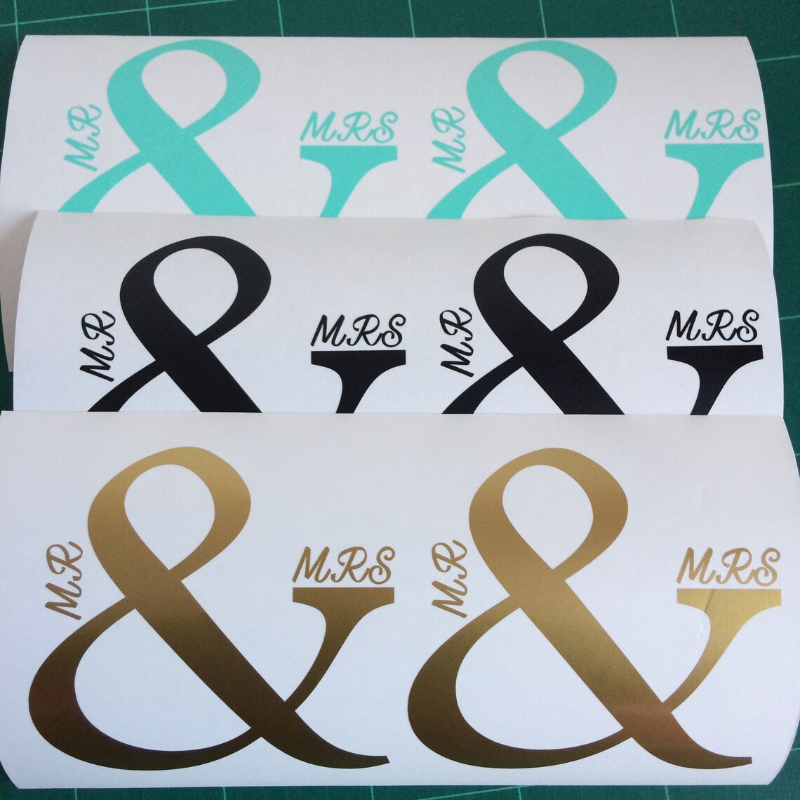Mr and Mrs Decal Mr & Mrs Mason Jar Sticker Wedding Vinyl - Etsy UK
