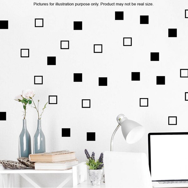Square Wall Decals - Etsy