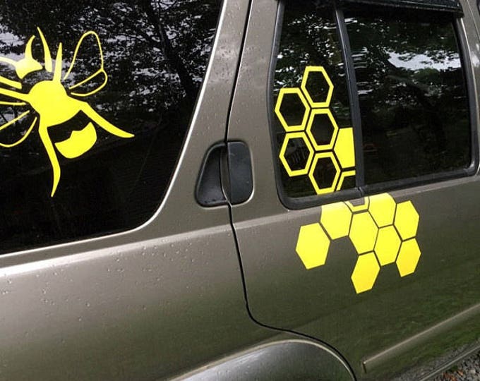 Honeycomb JDM Car Livery Decal Sticker / Color Printed Wrap / Hex Side ...