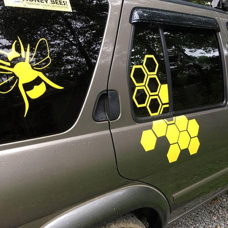 Hexagon Stickers - Etsy