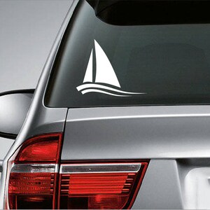 Sailing Boat Decal, Sailing Vinyl Sticker, Nautical Boat Decal, Sail ...