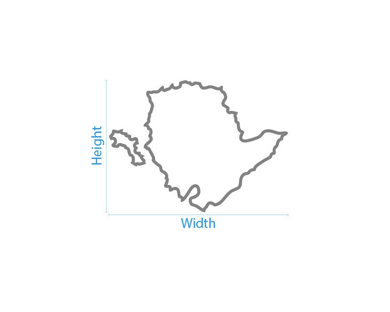 Isle of Anglesey Vinyl Decal: Wales Island Outline Car/window Sticker ...