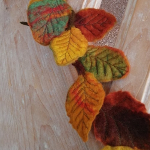 Felt Fall Leaf Ornament Sewing Pattern PDF Download - Etsy