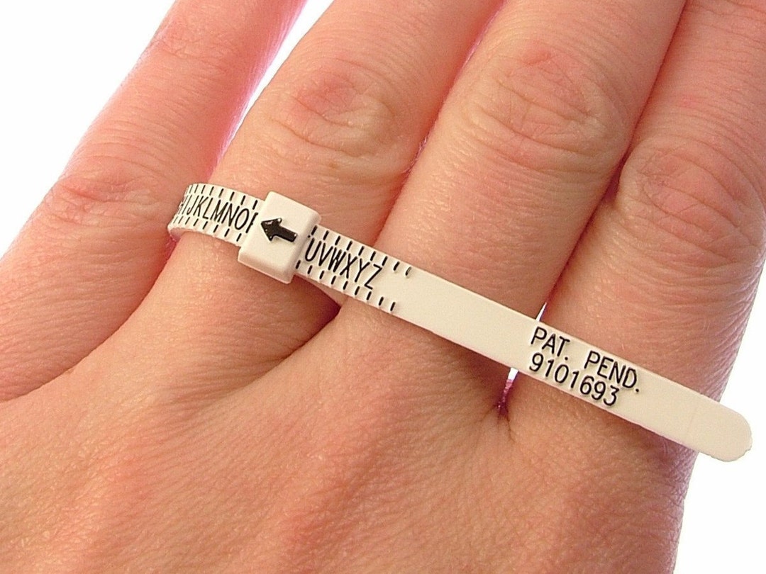 Ring Sizer - Finger Measurer - Ring Gauge - Measure Your Finger Size ...