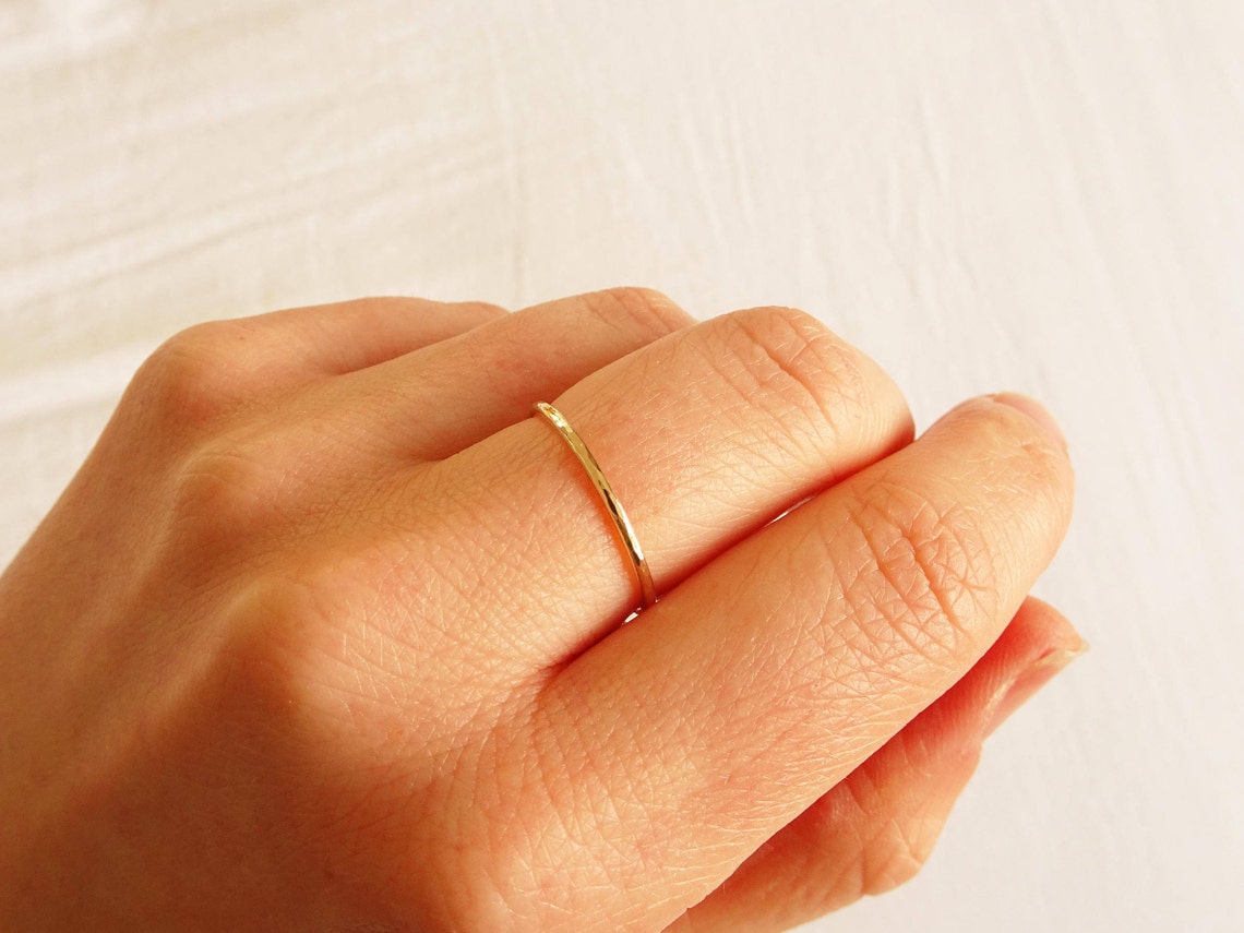 9ct Gold Ring UK Solid Recycled 9ct Yellow Gold Ring | Etsy UK