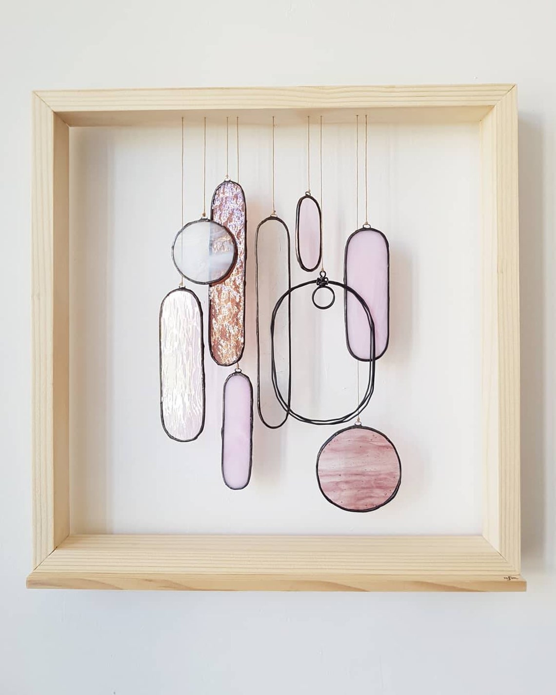 Cadre déco tableau à accrocher ou à poser / vitrail Tiffany - Etsy France