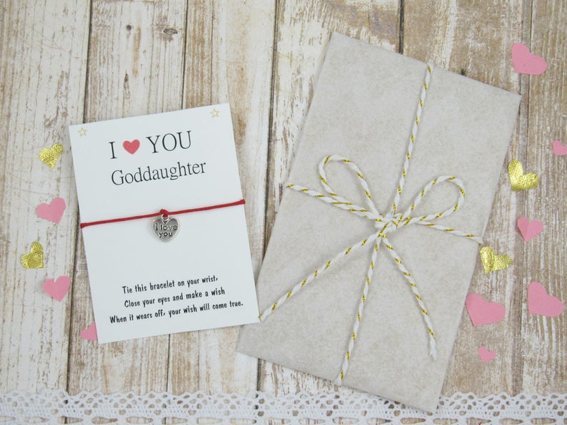 Goddaughter gift Wish Bracelet Goddaughter Wish Bracelet Gift | Etsy