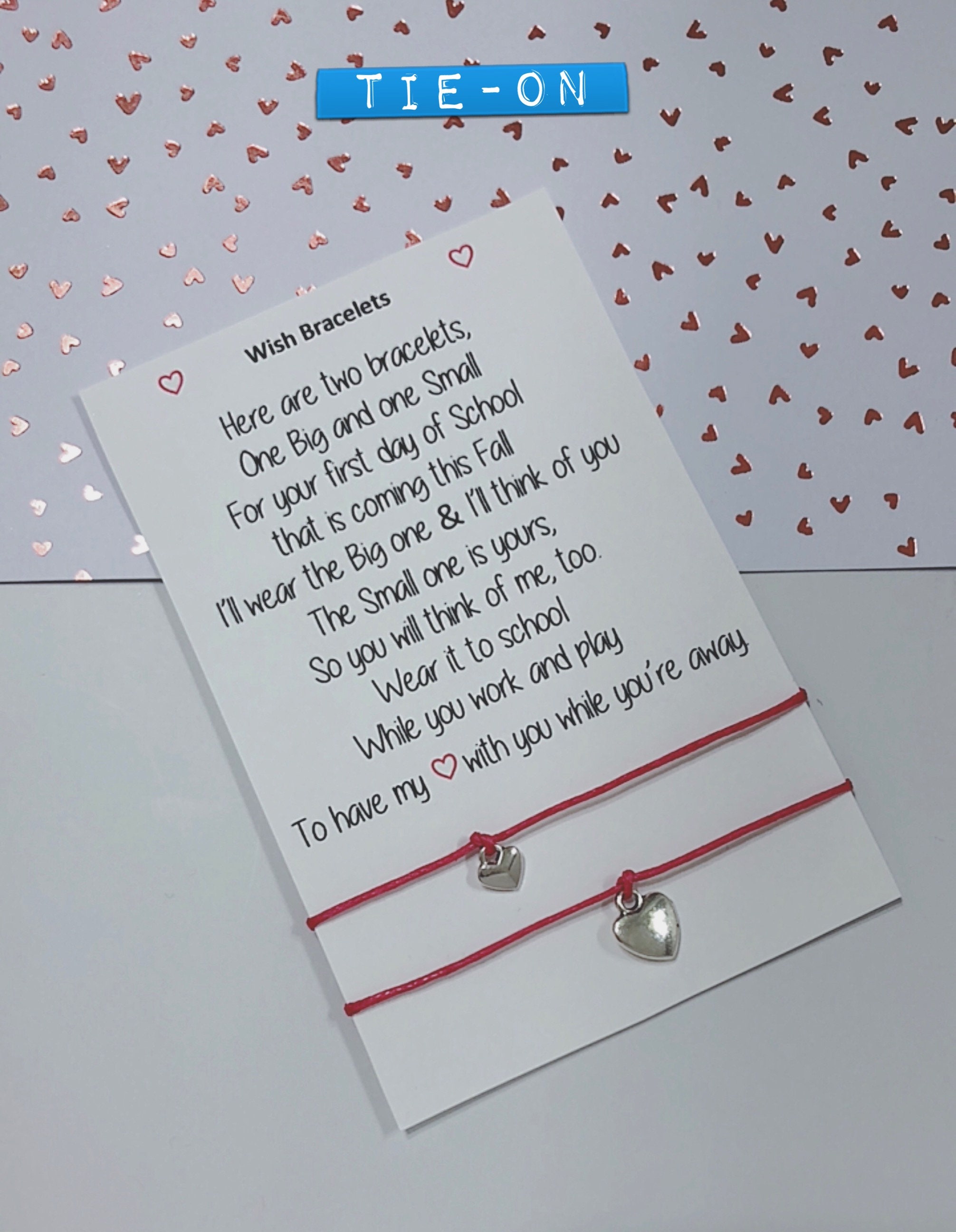 Back to School Mommy and Me Bracelet Set First Day of School | Etsy