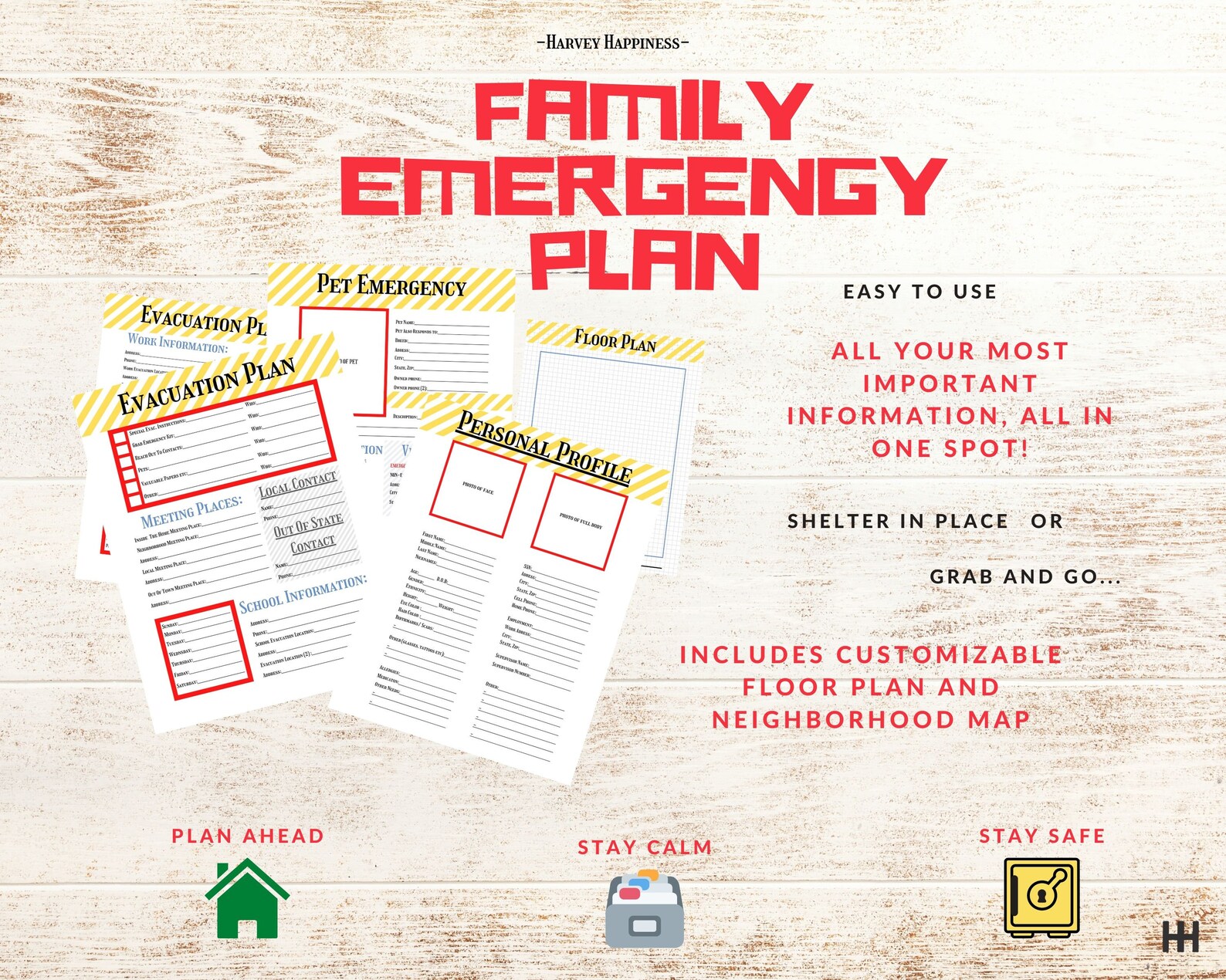 Plan Ahead, Stay Calm and Stay Safe With These Easy to Use Family ...