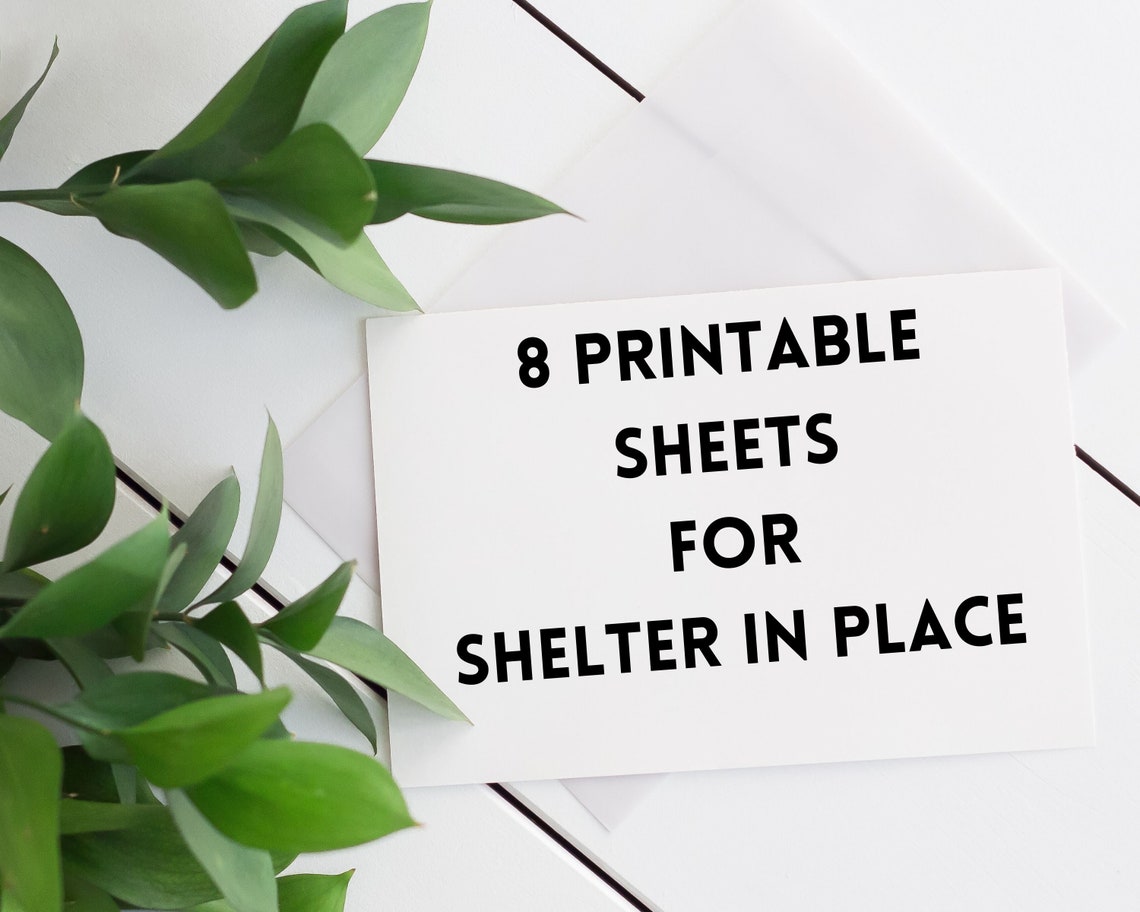 Plan Ahead Stay Calm and Stay Safe With These Easy to Use - Etsy Canada