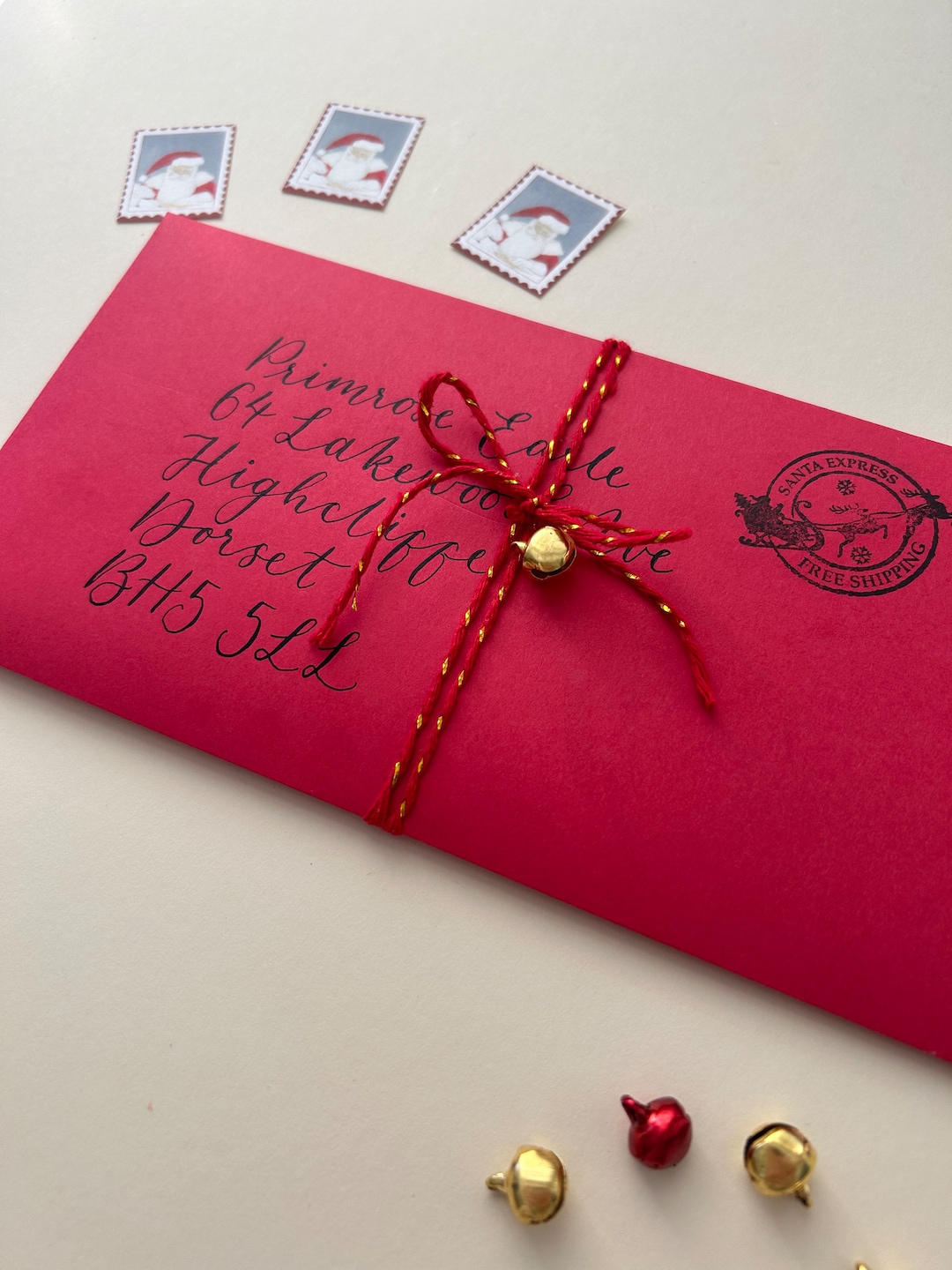 ENVELOPE ONLY Father Christmas Santa Envelope With - Etsy