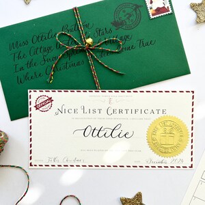 ENVELOPE ONLY - Father Christmas Santa Envelope With Handwritten ...