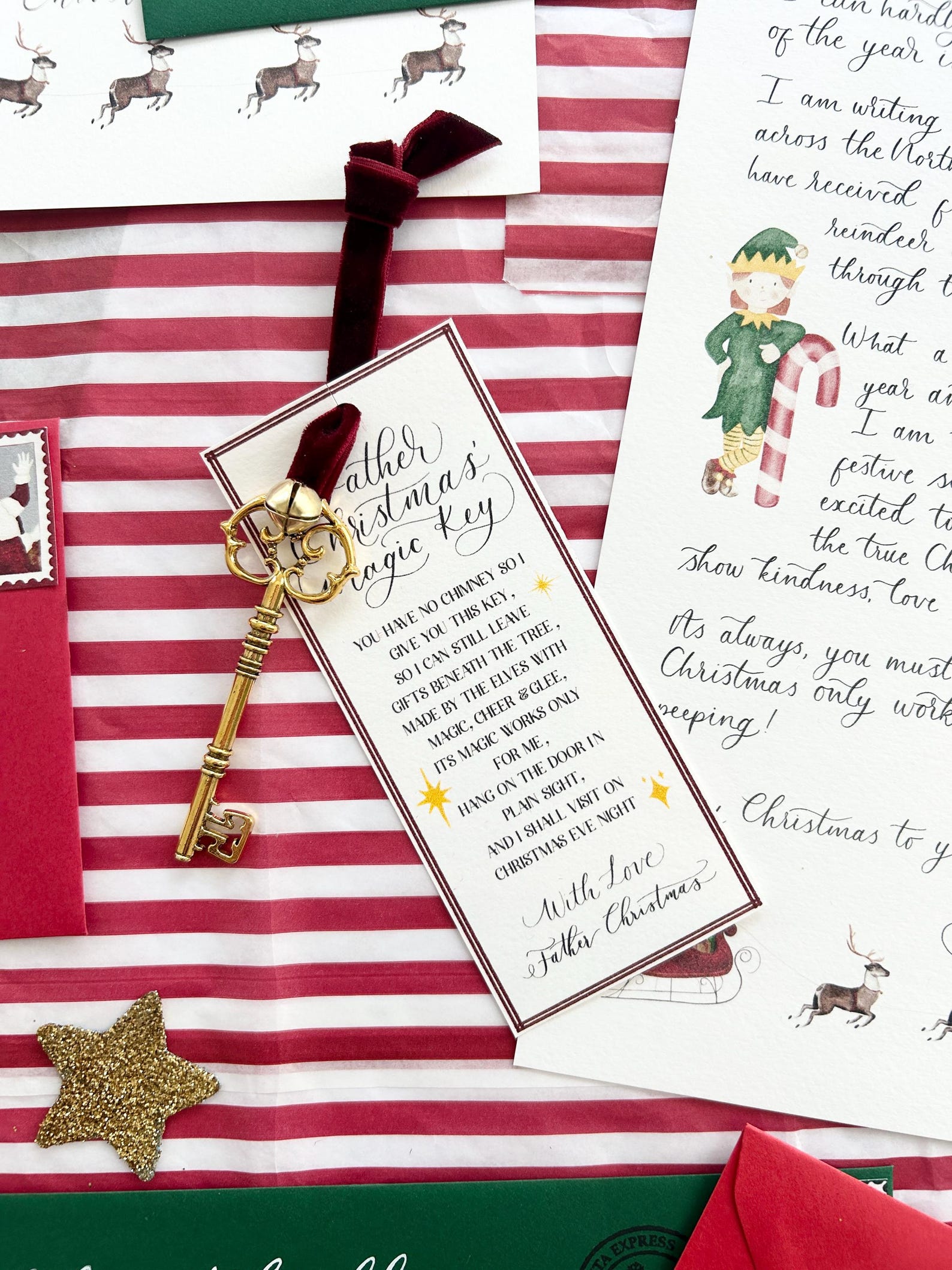 Magic Father Christmas / Santa Key - Etsy UK