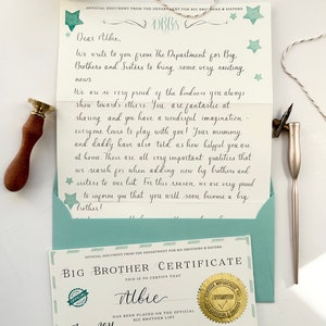 New Baby Pregnancy Announcement for Big Brothers and Sisters ...