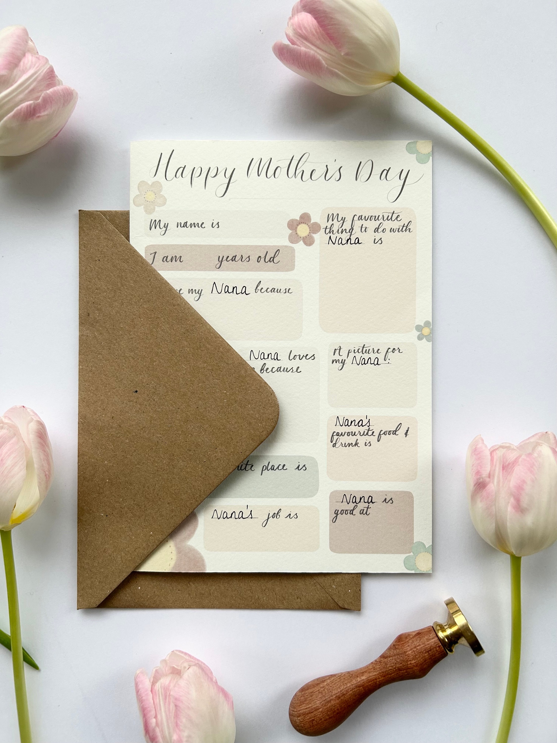 All About My Mummy Mothers Day Questionnaire Printable Card Interview ...