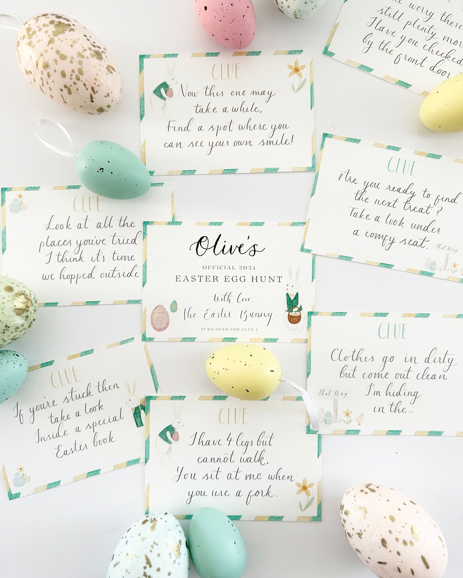 Easter Egg Hunt Card Download Indoor and Outdoor Printable Scavenger ...