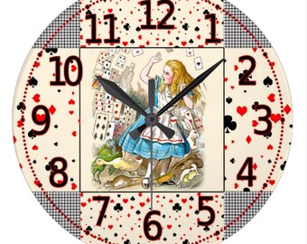 Alice clock | Etsy