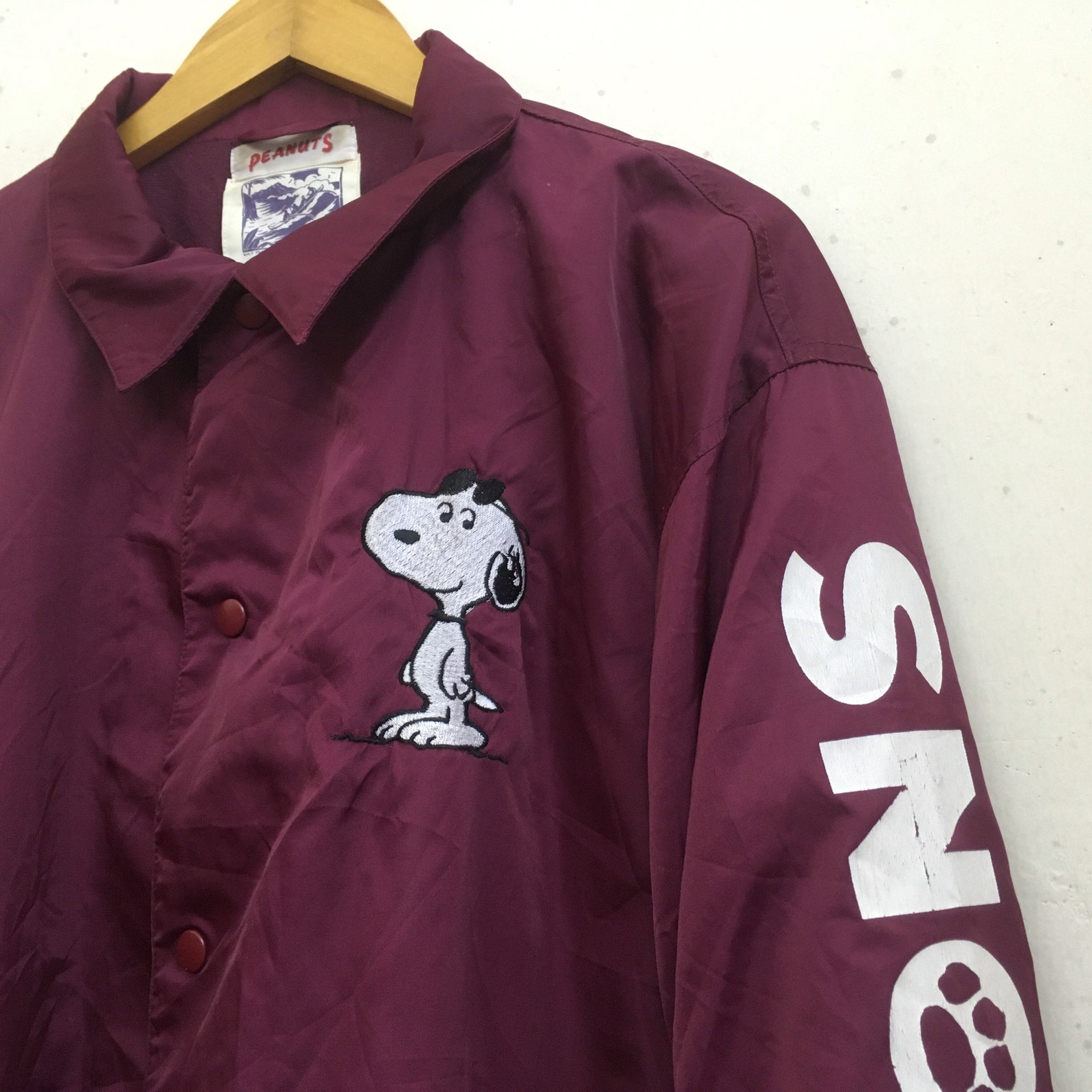 Vintage 90s Snoopy jacket size L/peanut jacket/Cartoon - Etsy 日本