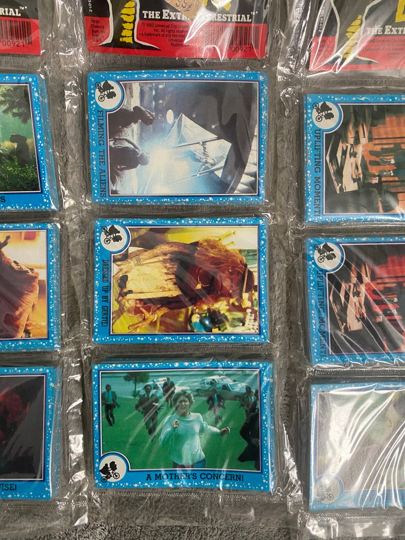 1982 Topps E.T. the Extra Terrestrial Rack Pack Lot X3 - Etsy