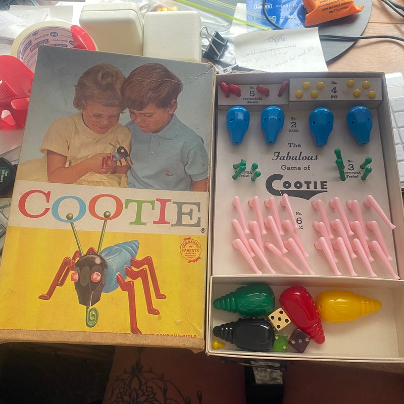 Vintage Cootie Game - Etsy