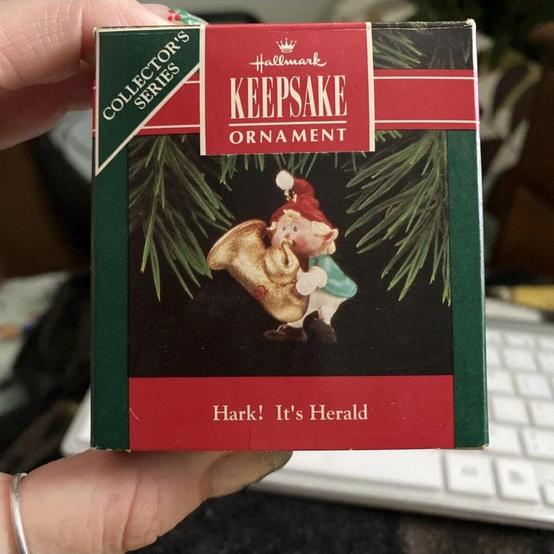Hallmark 1992 Hark It's Herald Elf Tuba Christmas Ornament - Etsy