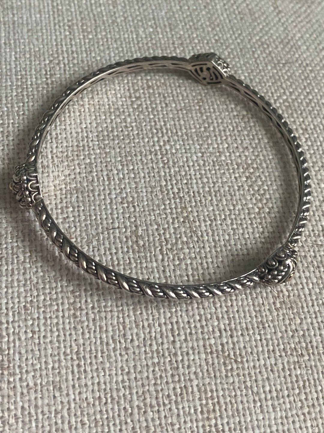 John Hardy JAI 14k and Sterling Silver Bangle Bracelet-af - Etsy