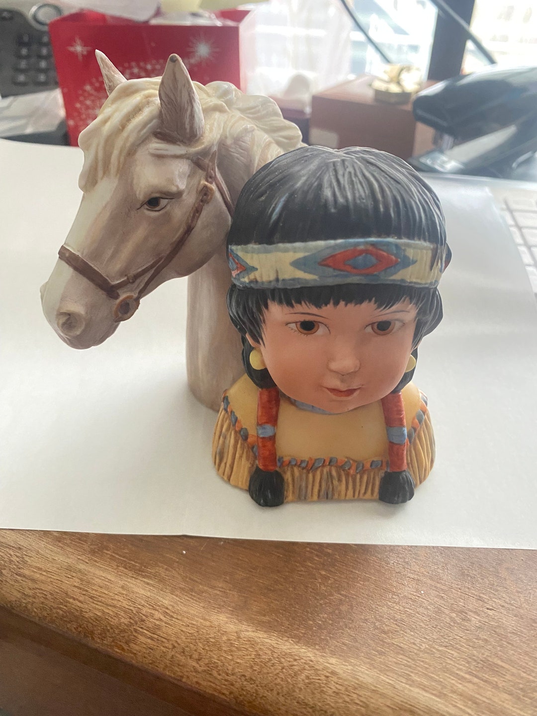 Vintage 1989 Gregory Perillo Kindred Spirits Figurine W/ Stand - Etsy