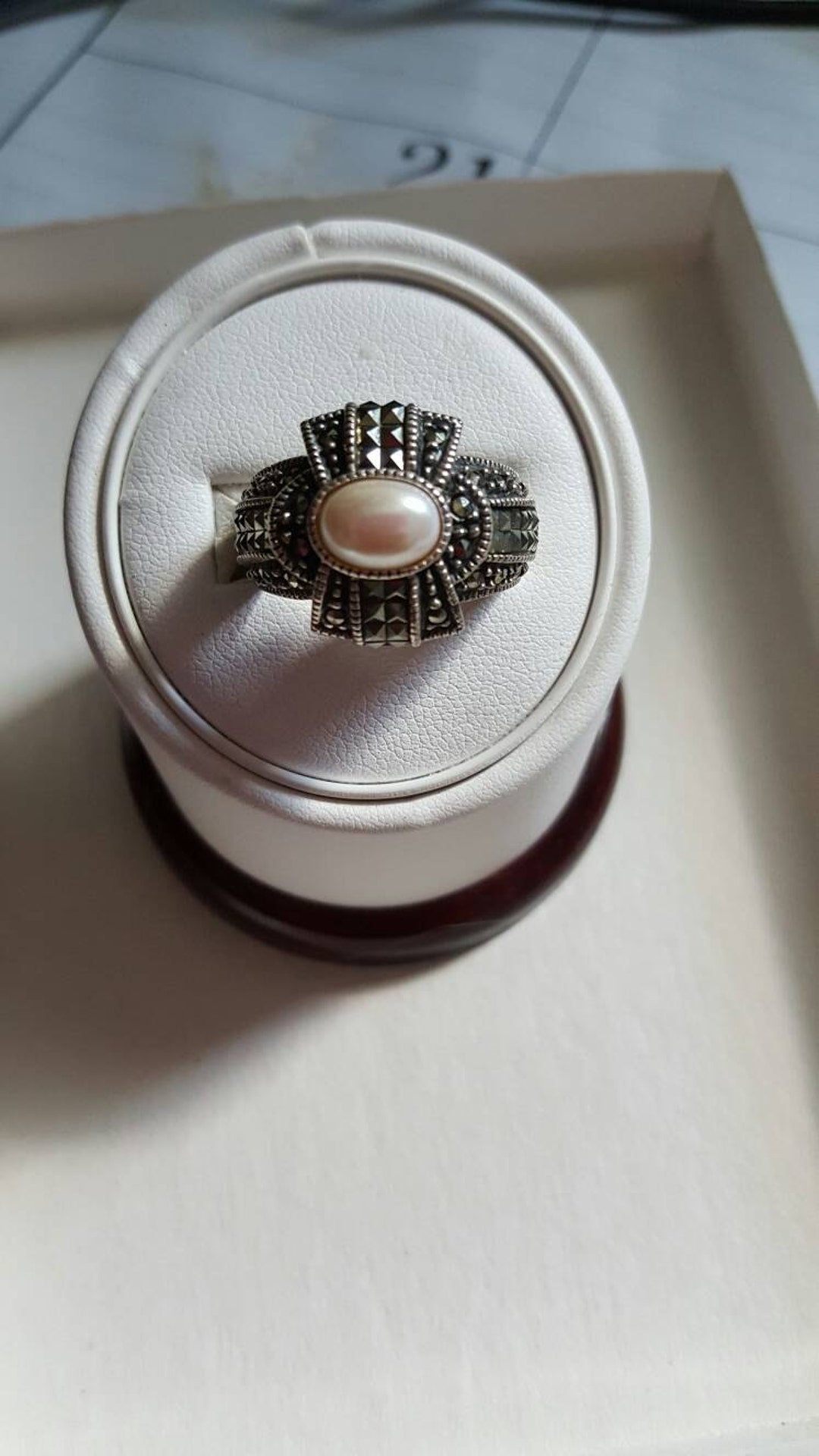 Gorgeous Designer Signed Judith Jack Sterling Silver Marcasite and Faux ...