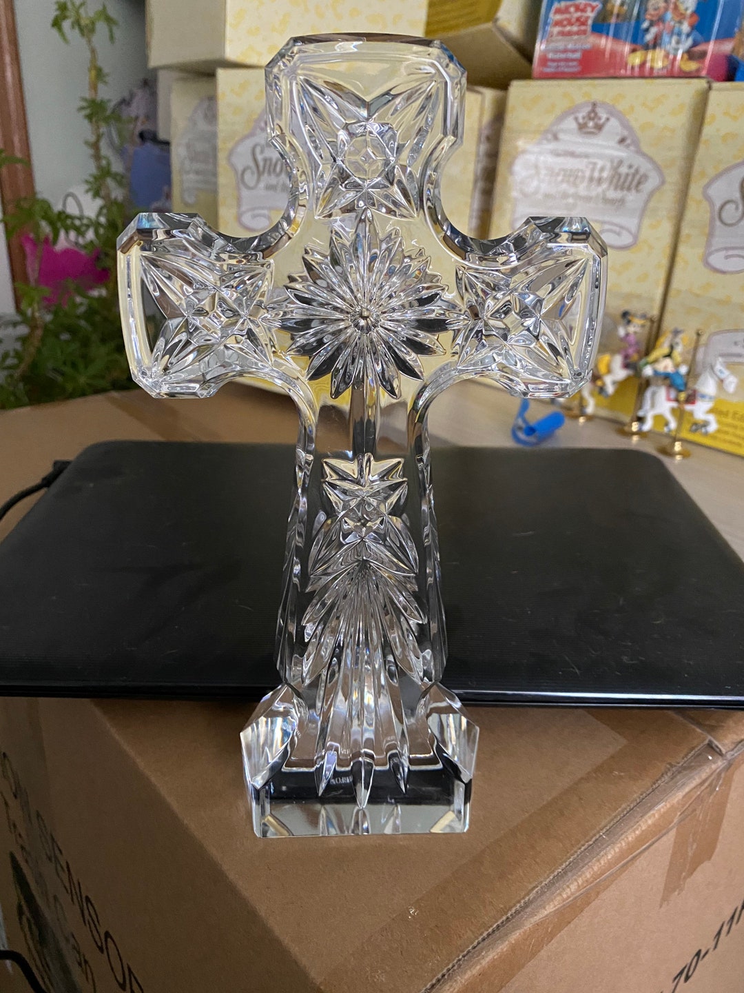 Waterford Crystal Kells Standing Cross 9 1/2”-af - Etsy