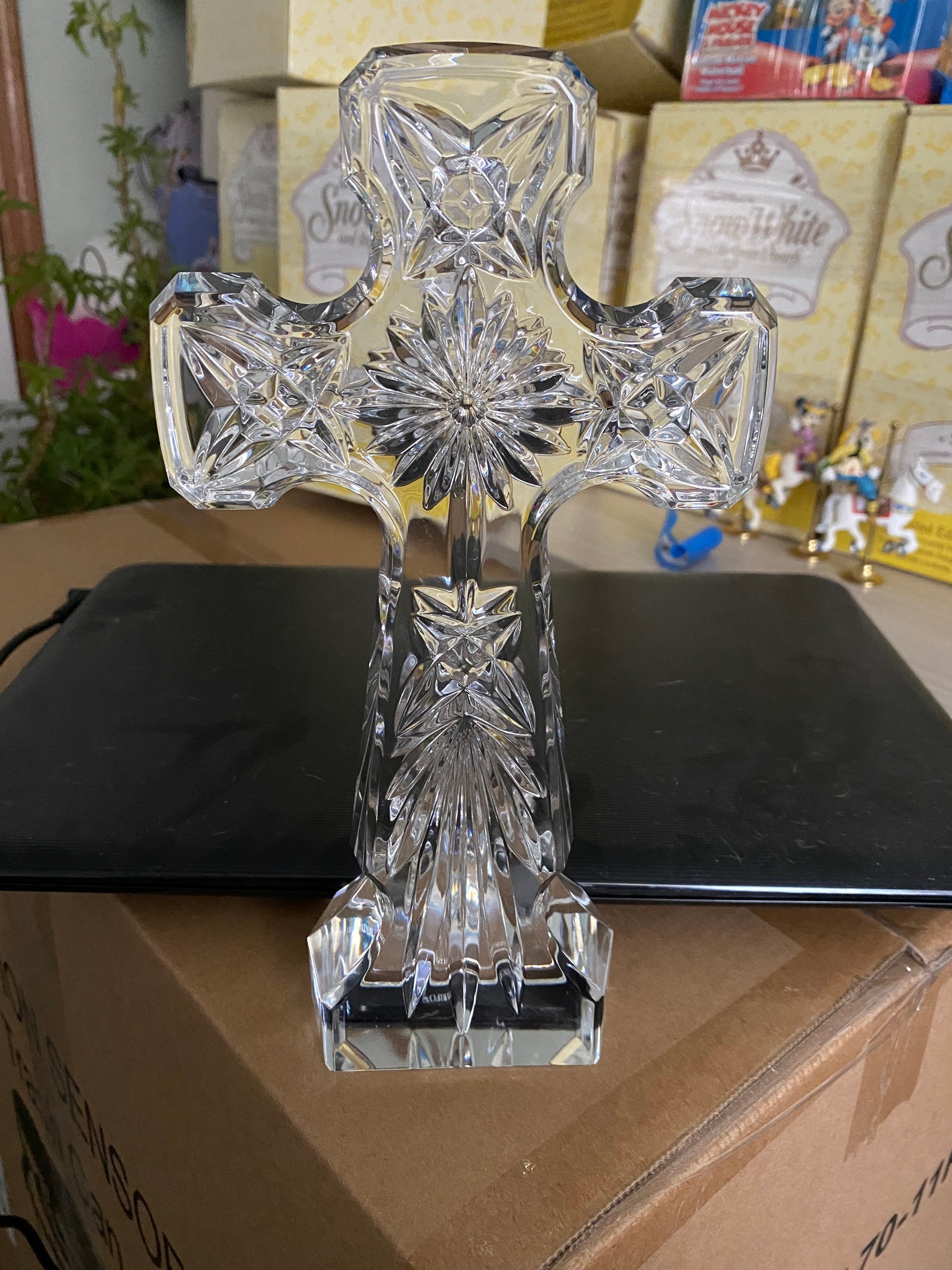 Waterford Crystal Kells Standing Cross 9 1/2af - Etsy