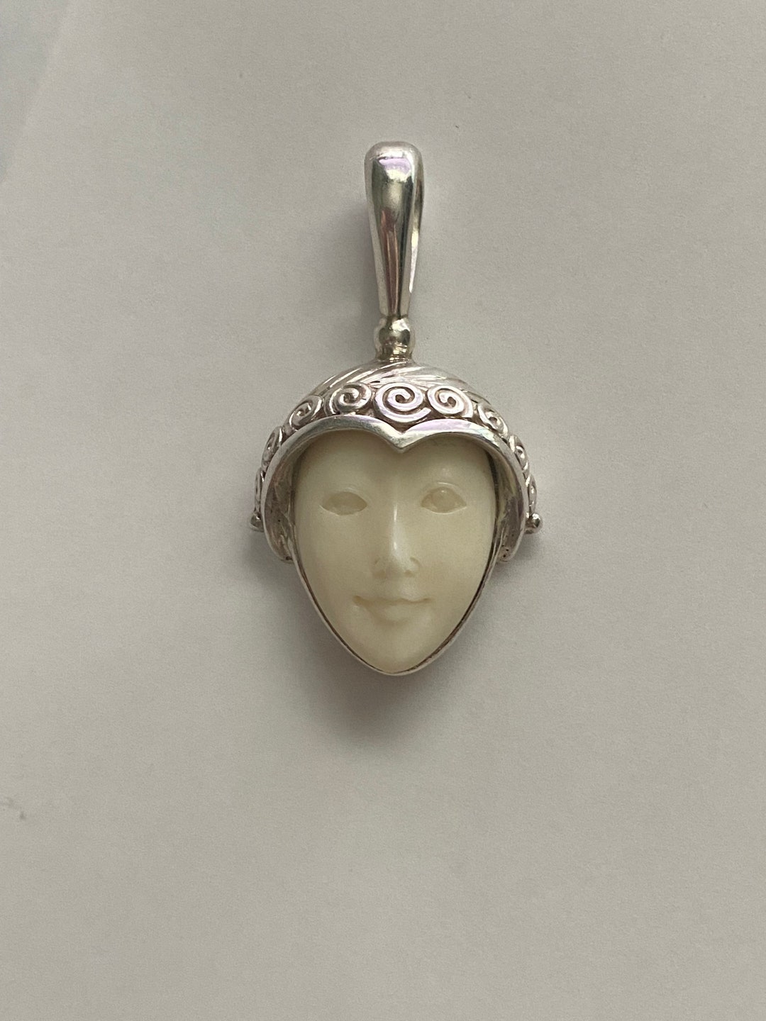 Sterling Silver Sajen Goddess Pendant - Etsy