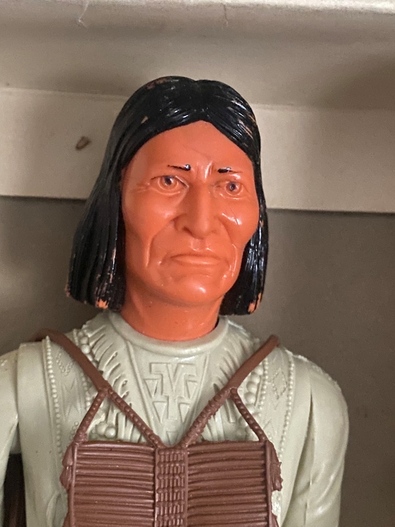 1967 Vintage Johnny West Geronimo Figure W/ Accessories & Original Box ...