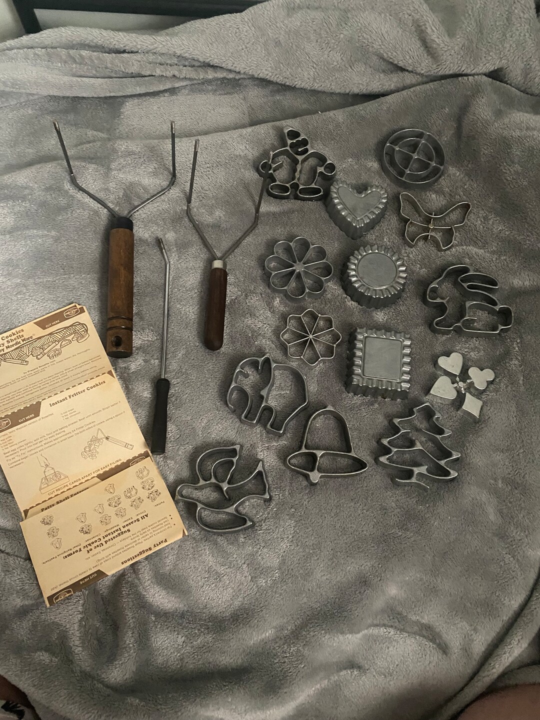 Nordic Ware Cookie and Patty Shells Double Rosette Timbale Iron ...