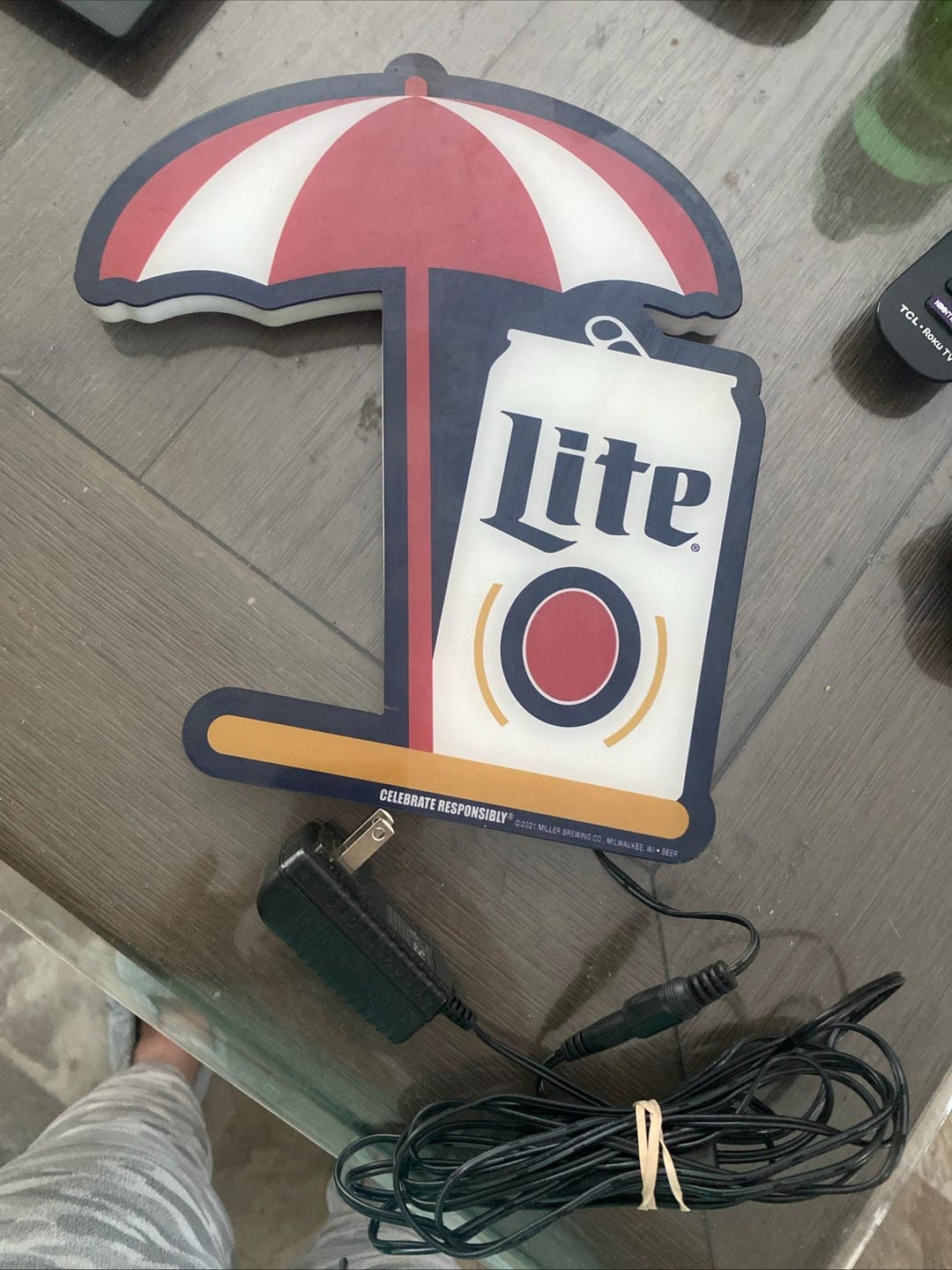 Rare Miller Lite LED Beach Umbrella Sign - Etsy