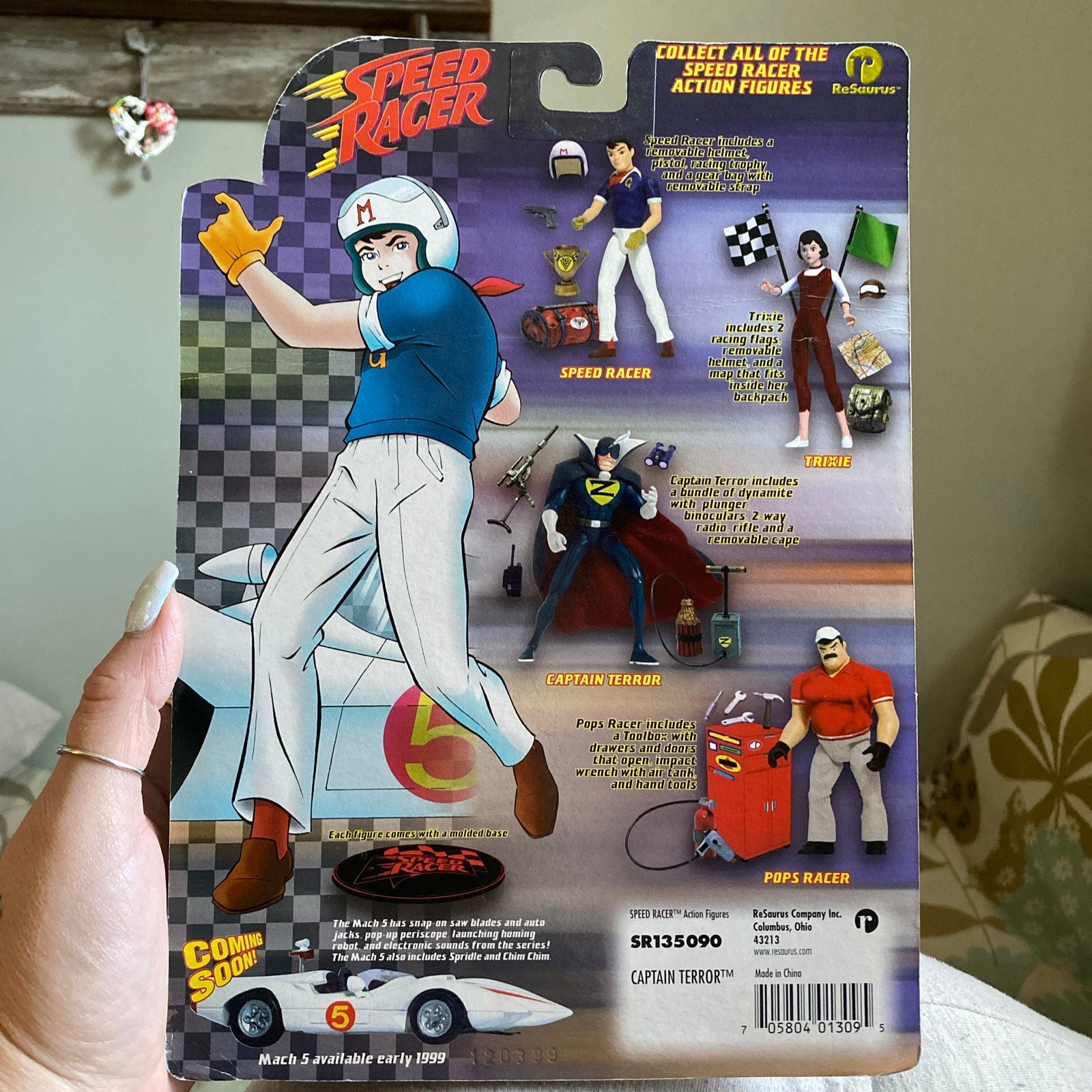 1999 Resaurus Speed Racer Capt. Terror Action Figure NEW - Etsy