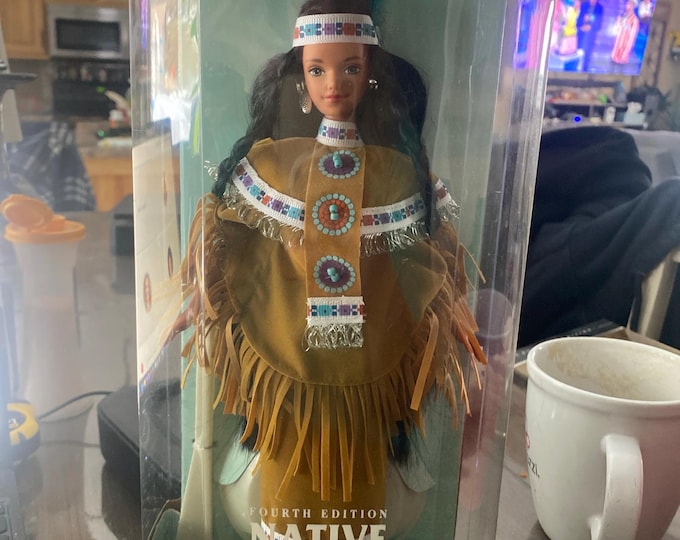 1997 Native American Barbie 4th Edition Dolls of the World Collection ...