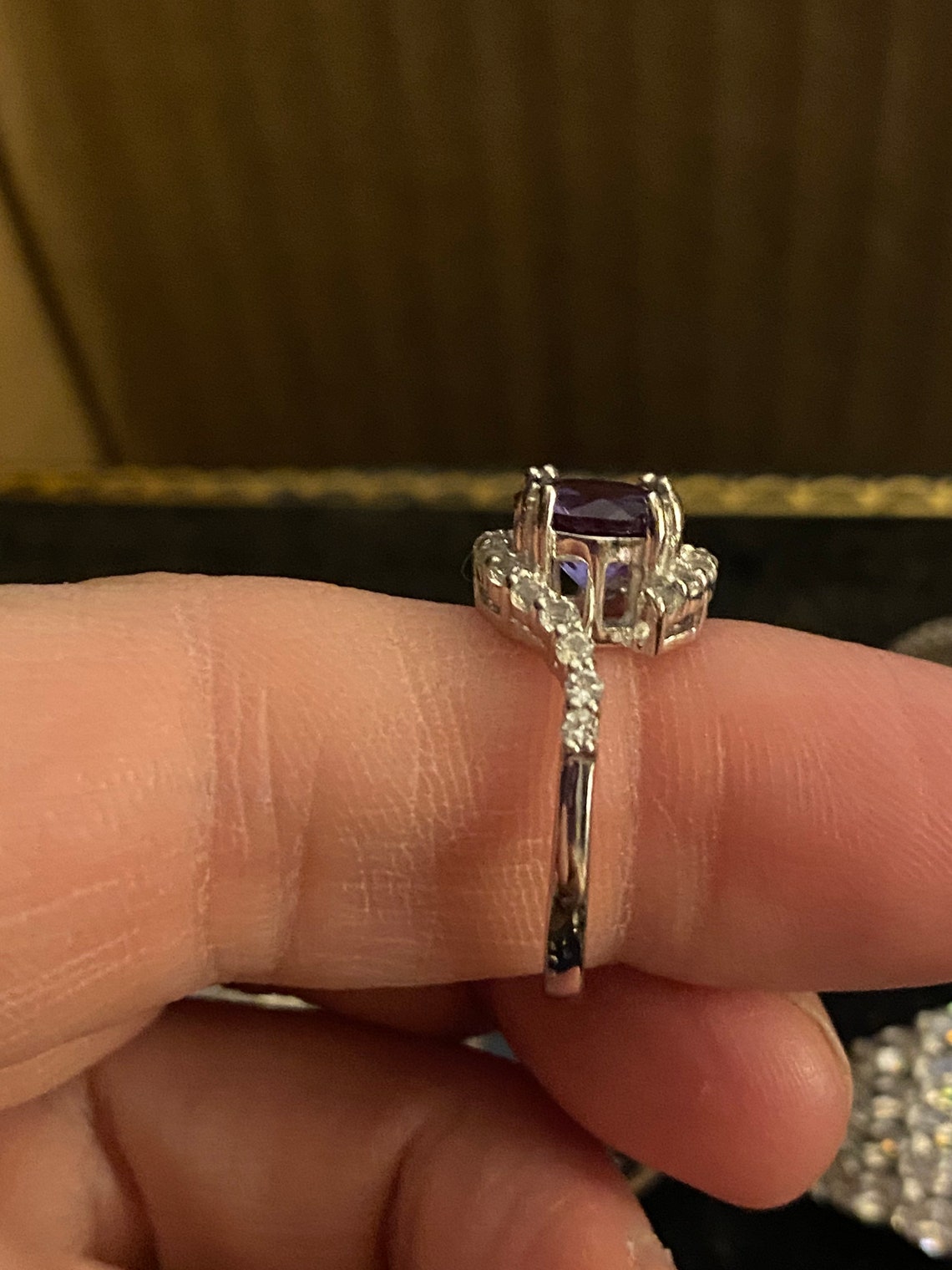 Brand New BBJ Sterling Silver Amethyst CZ Ring Size 7 - Etsy
