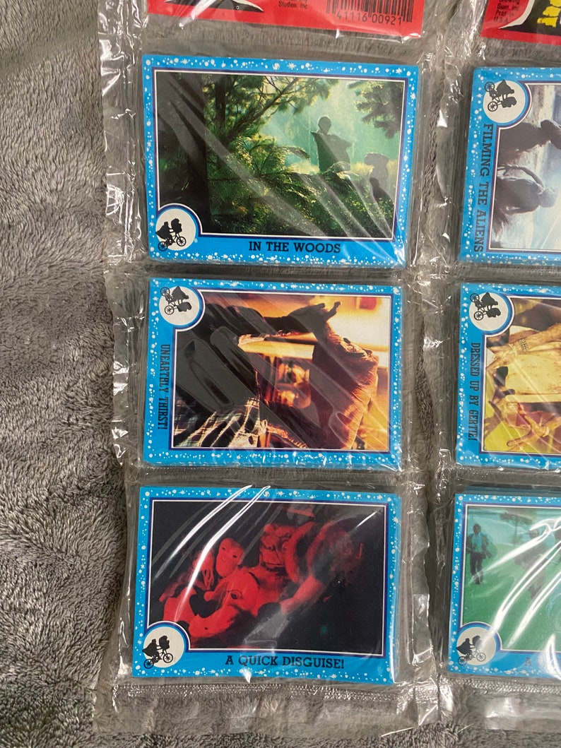 1982 Topps E.T. the Extra Terrestrial Rack Pack Lot X3 - Etsy