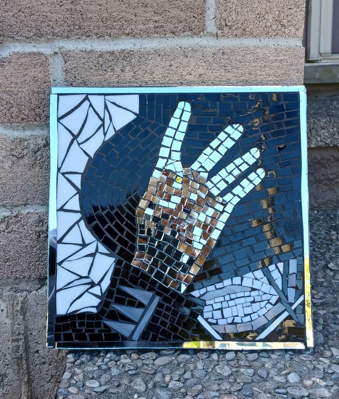 Michael Jackson Stained Glass and Mirror Mosaic - Etsy