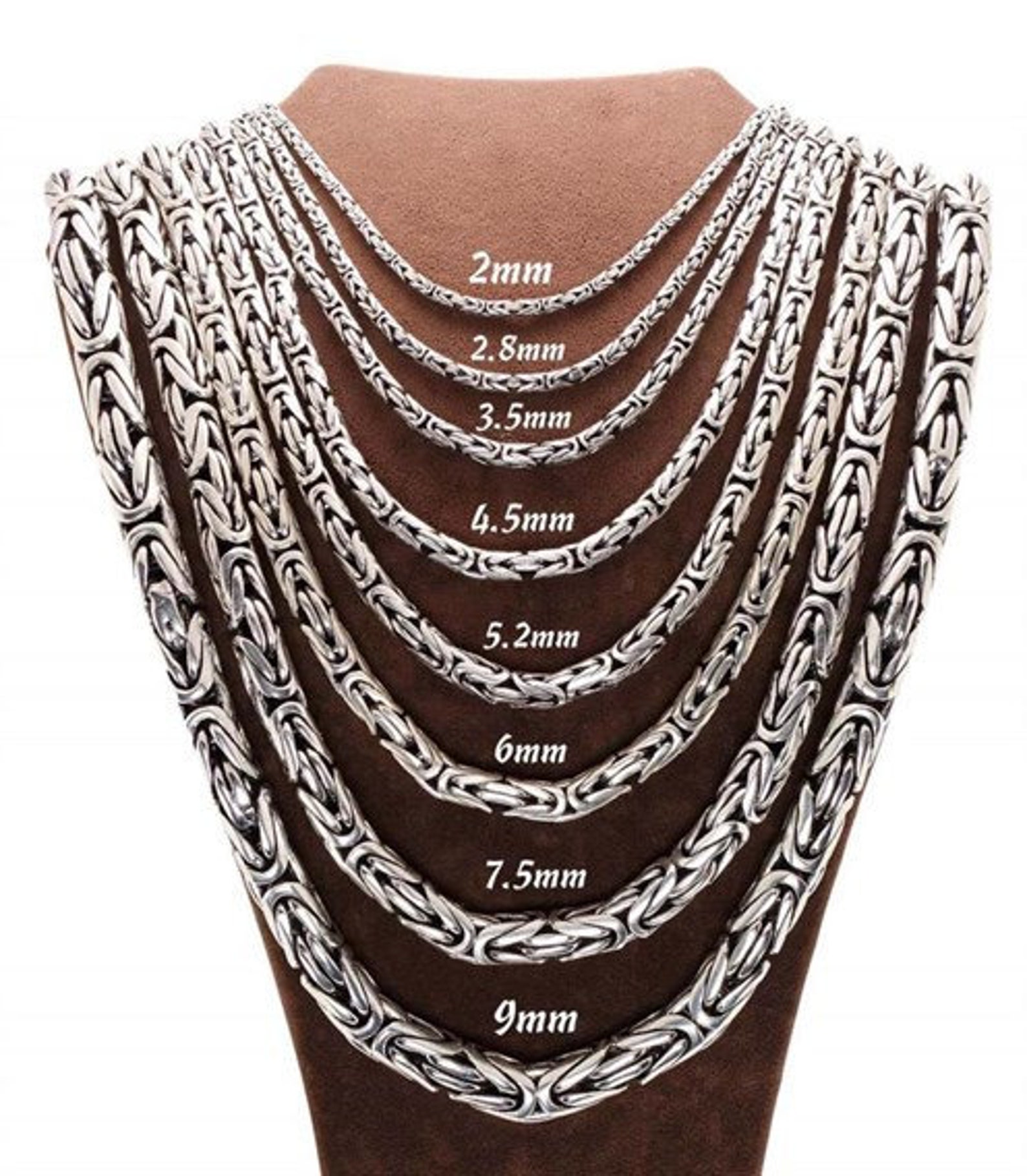 2-10mm 925 Sterling Silver Chain Cuban Scorpion King Necklace - Etsy