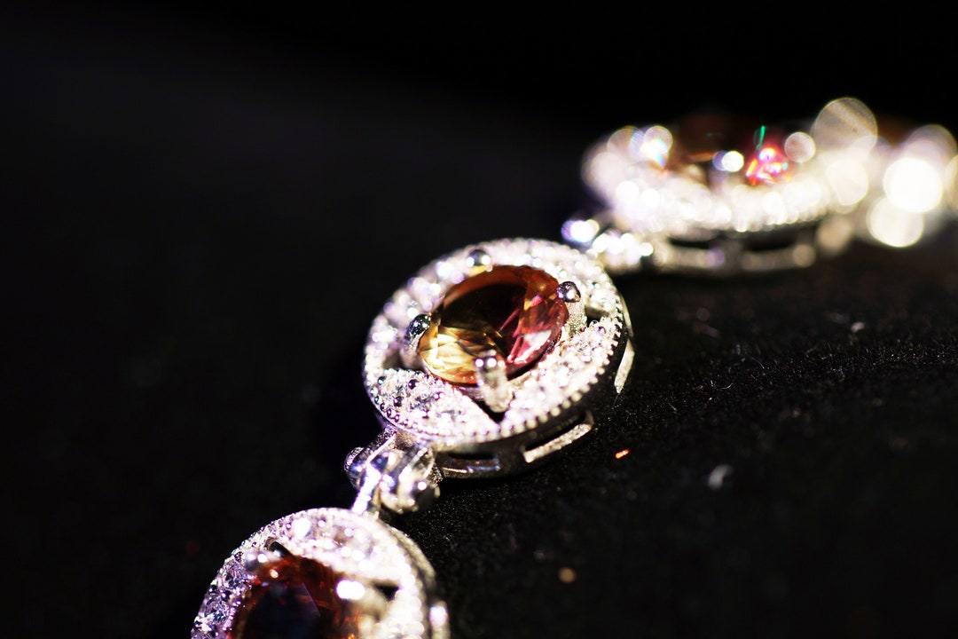 Big Real Zultanite Bracelet 925 Sterling Silver Color Change Square ...