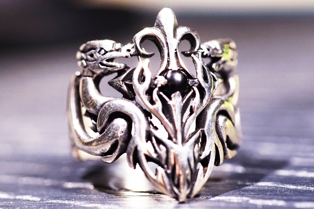 MASTER Dragons and Divine Royalty 925 Sterling Silver With Black ...