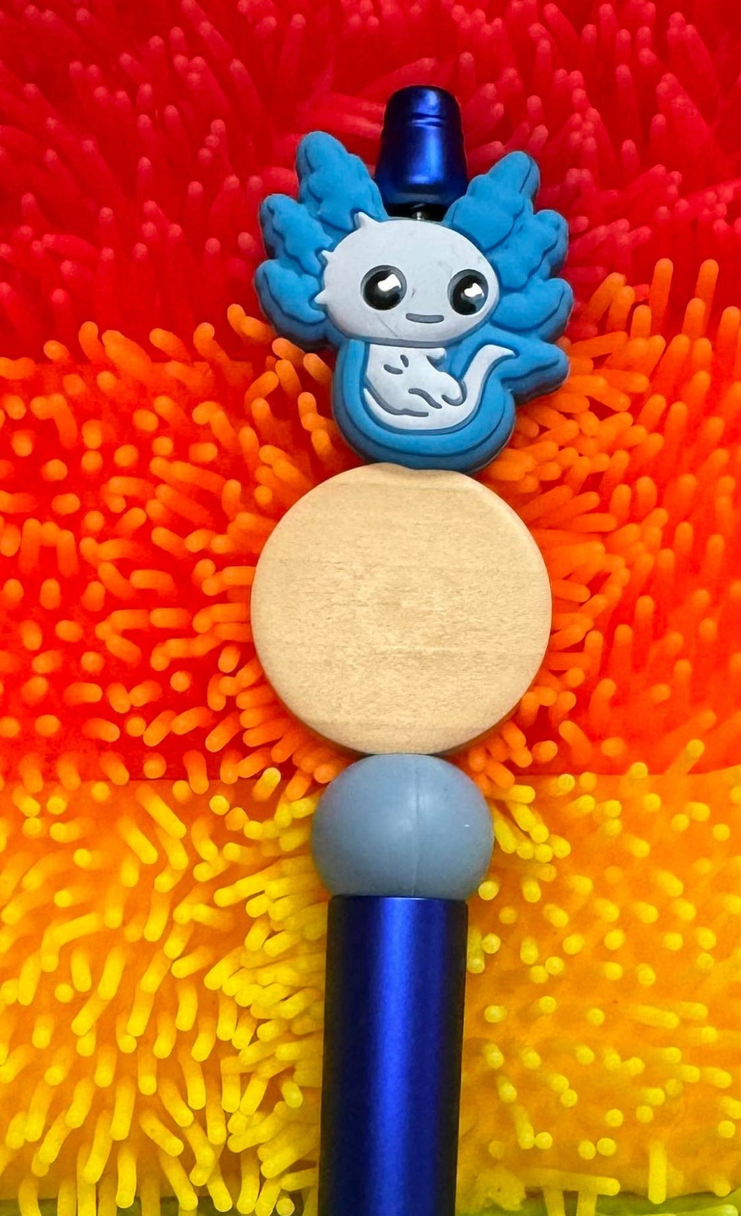 Personalized Axolotl Bead Pen - Etsy