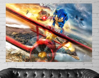 Sonic the Hedgehog Poster - Etsy Australia