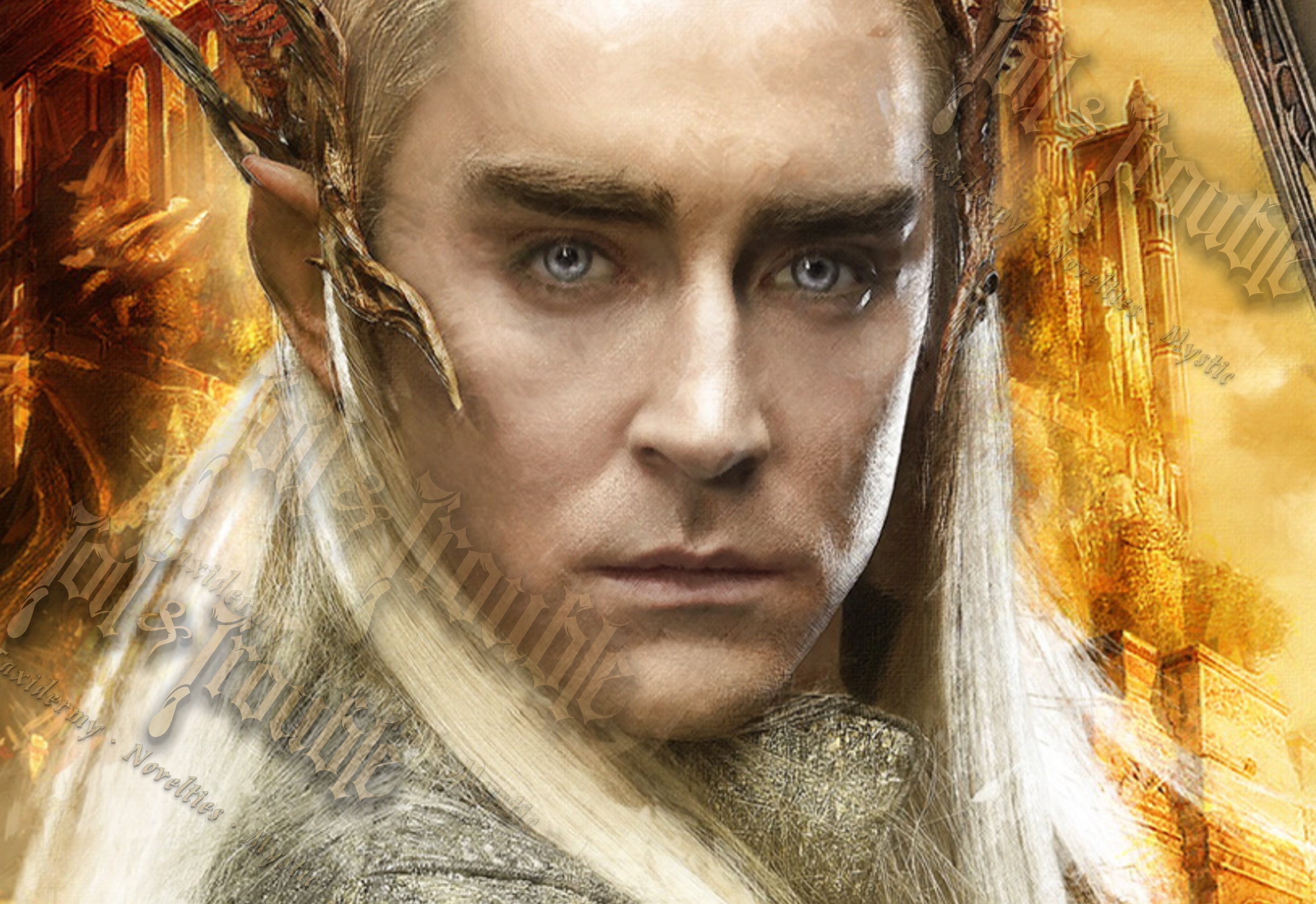 Thranduil Elfo rey señor de los anillos fan arte cartel | Etsy