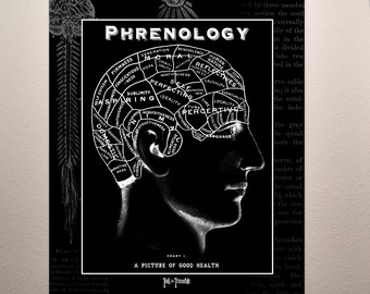 Phrenology Poster - Etsy