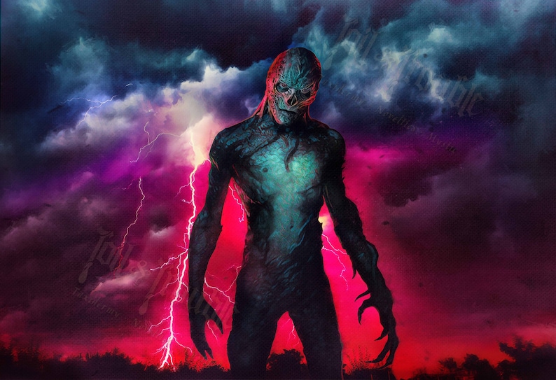 Vecna Poster Large and Small Sizes Horror Movie Fan Art - Etsy