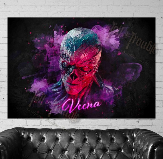 Vecna Poster Abstract Art Large and Small Sizes Horror Movie - Etsy