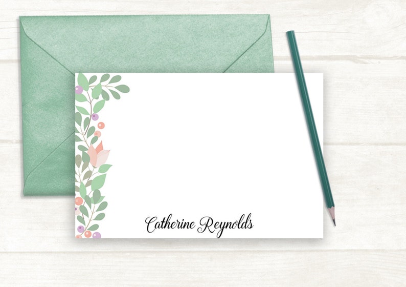 Personalized Note Card Note Cards Custom Notecard | Etsy