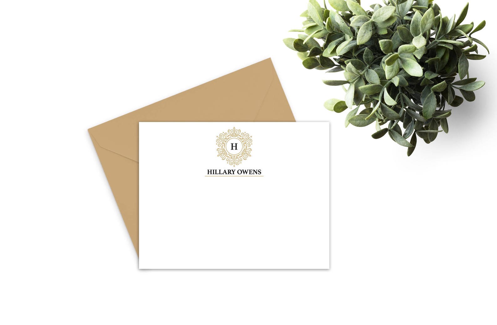 Monogrammed Note Cards for Women Personalized Note Cards for - Etsy